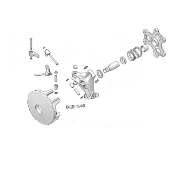 BASIC PRIMARY DRIVE CLUTCH ASSEMBLY 1327322 / RZR PRO XP