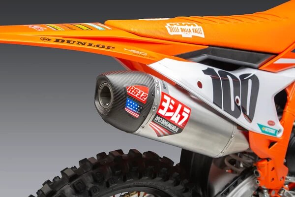 Yoshimura RS-12 Stainless Full Exhaust W/Carbon Cap (KTM/Husqvarna 250 ...